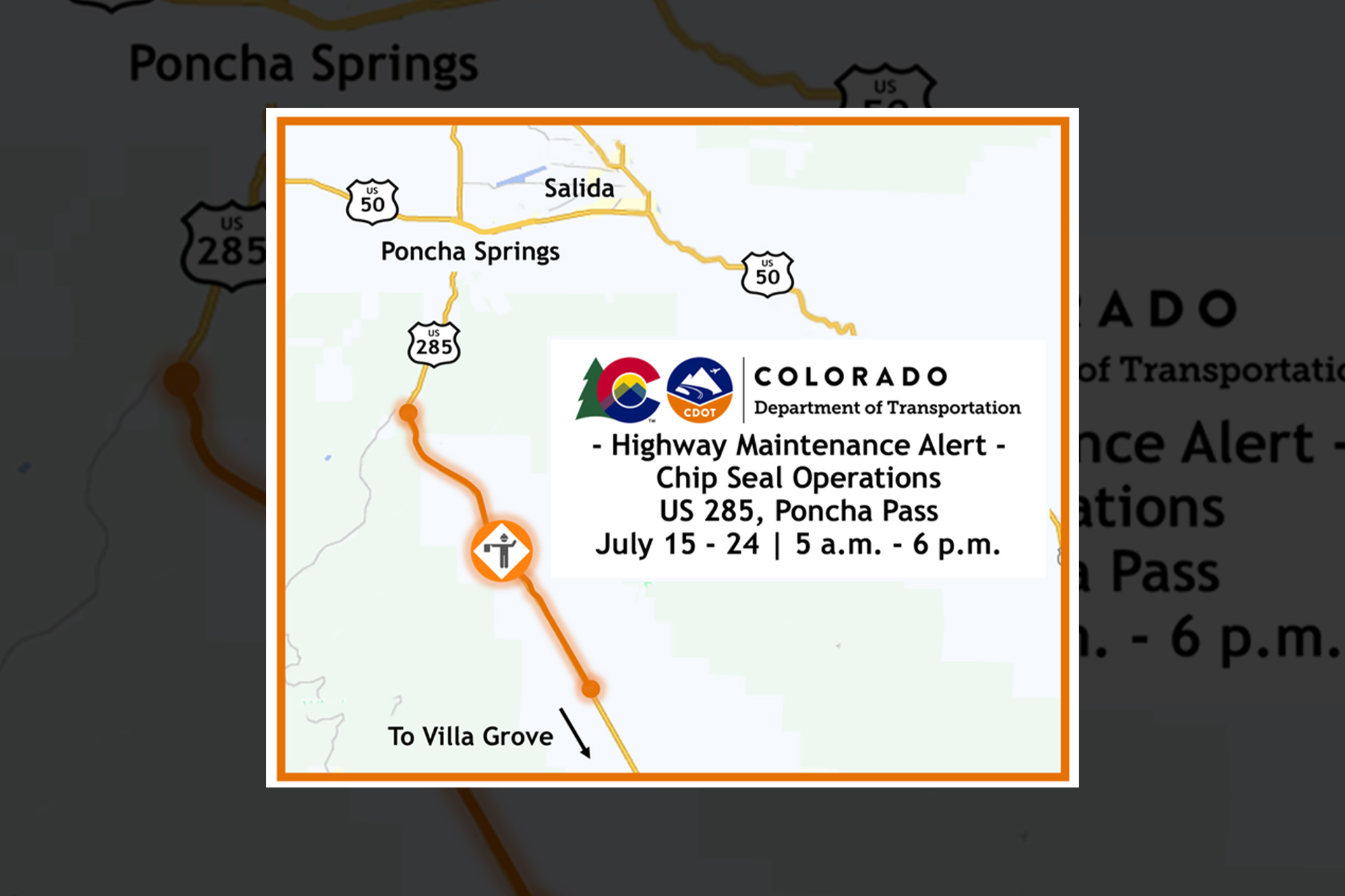 Two-week chip seal operation set for 8-mile stretch of Poncha Pass ...